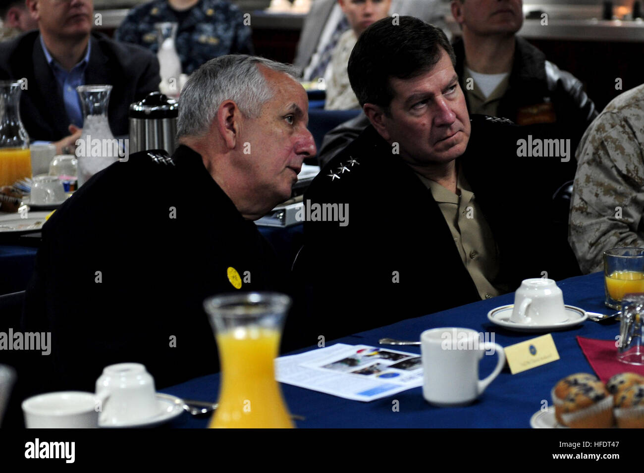 Vice Adm. David Architzel, commander of Naval Air Systems Command, and ...