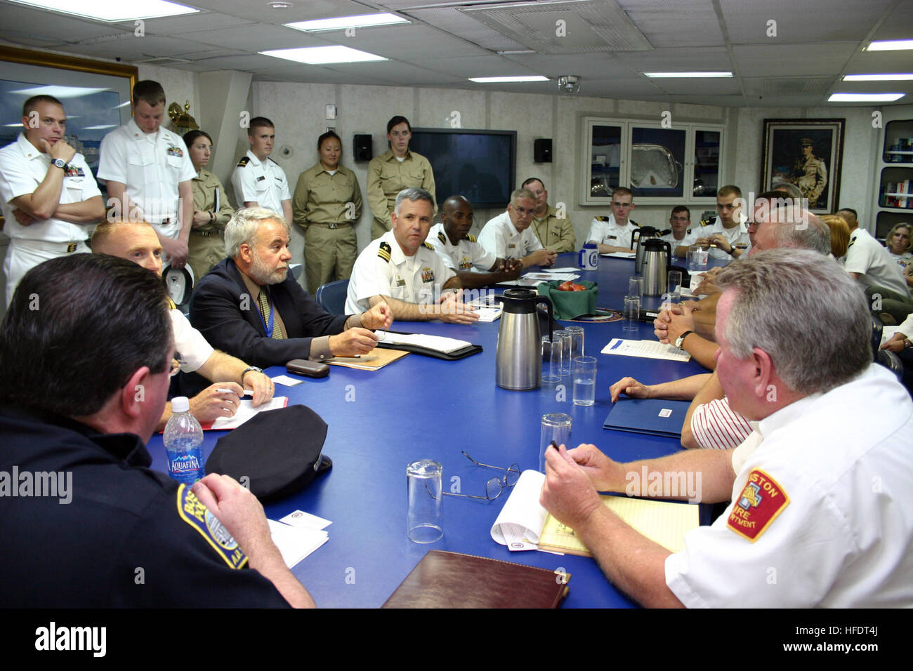 070628-N-8110K-002 Boston (June 28, 2007) – Commander John Beaver, USS ...