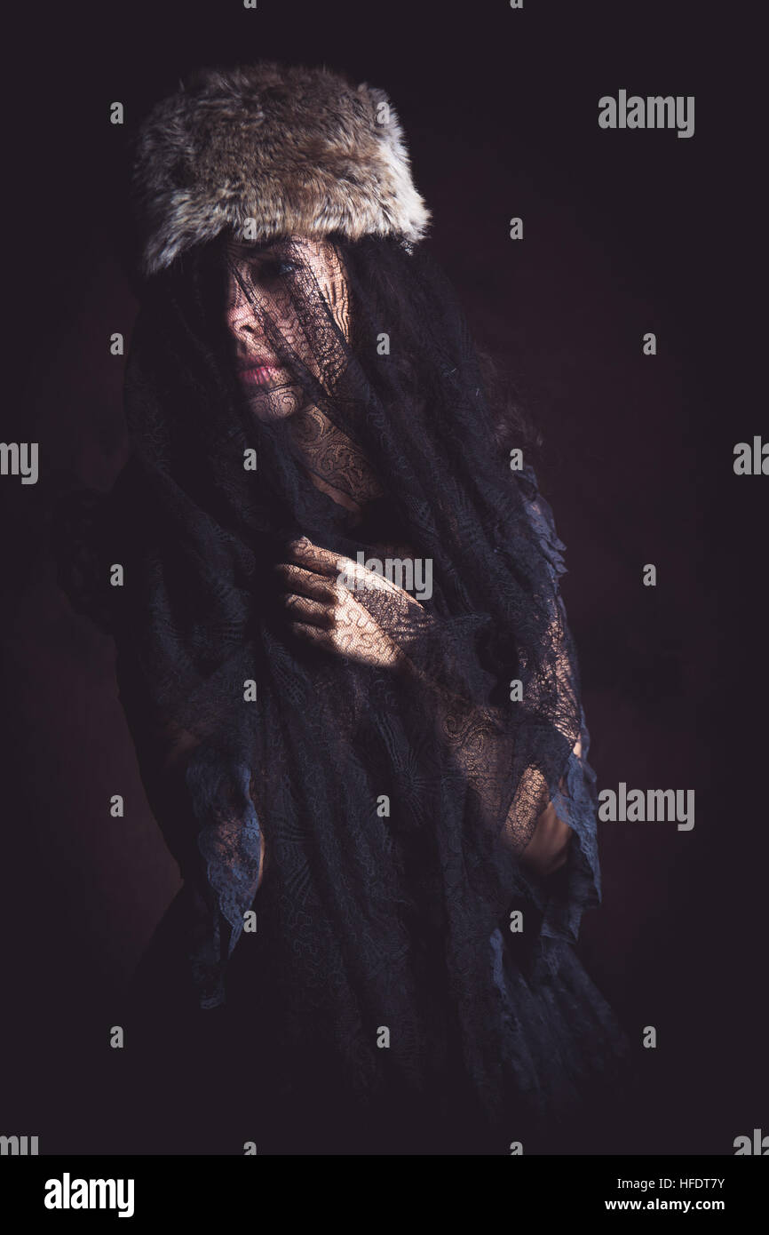 Mourning Veiled Woman High Resolution Stock Photography and Images - Alamy