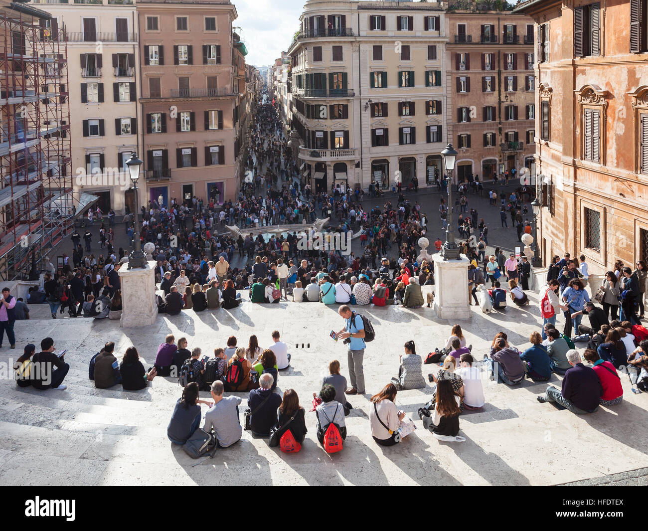 Spanish steps rome hi-res stock photography and images - Alamy