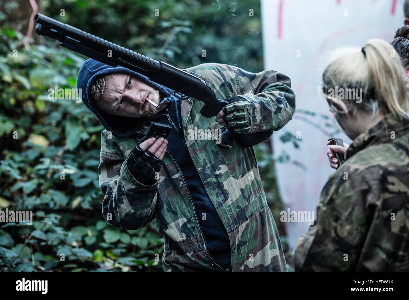 Zombie huint game uk hi-res stock photography and images - Alamy