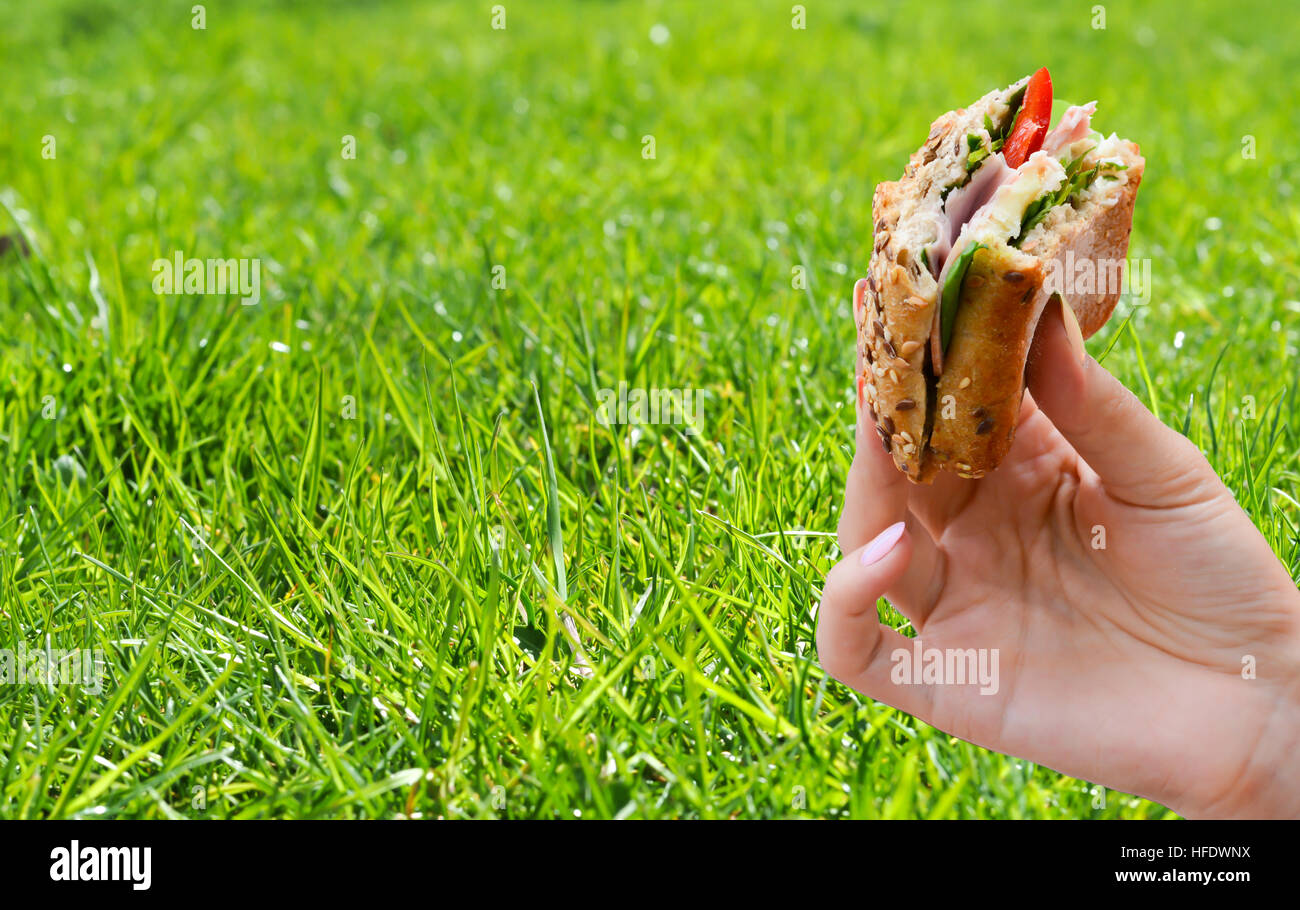 Human sandwich hi-res stock photography and images - Alamy