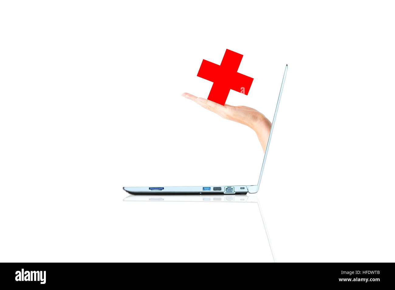 Hand medical cross hi-res stock photography and images - Alamy