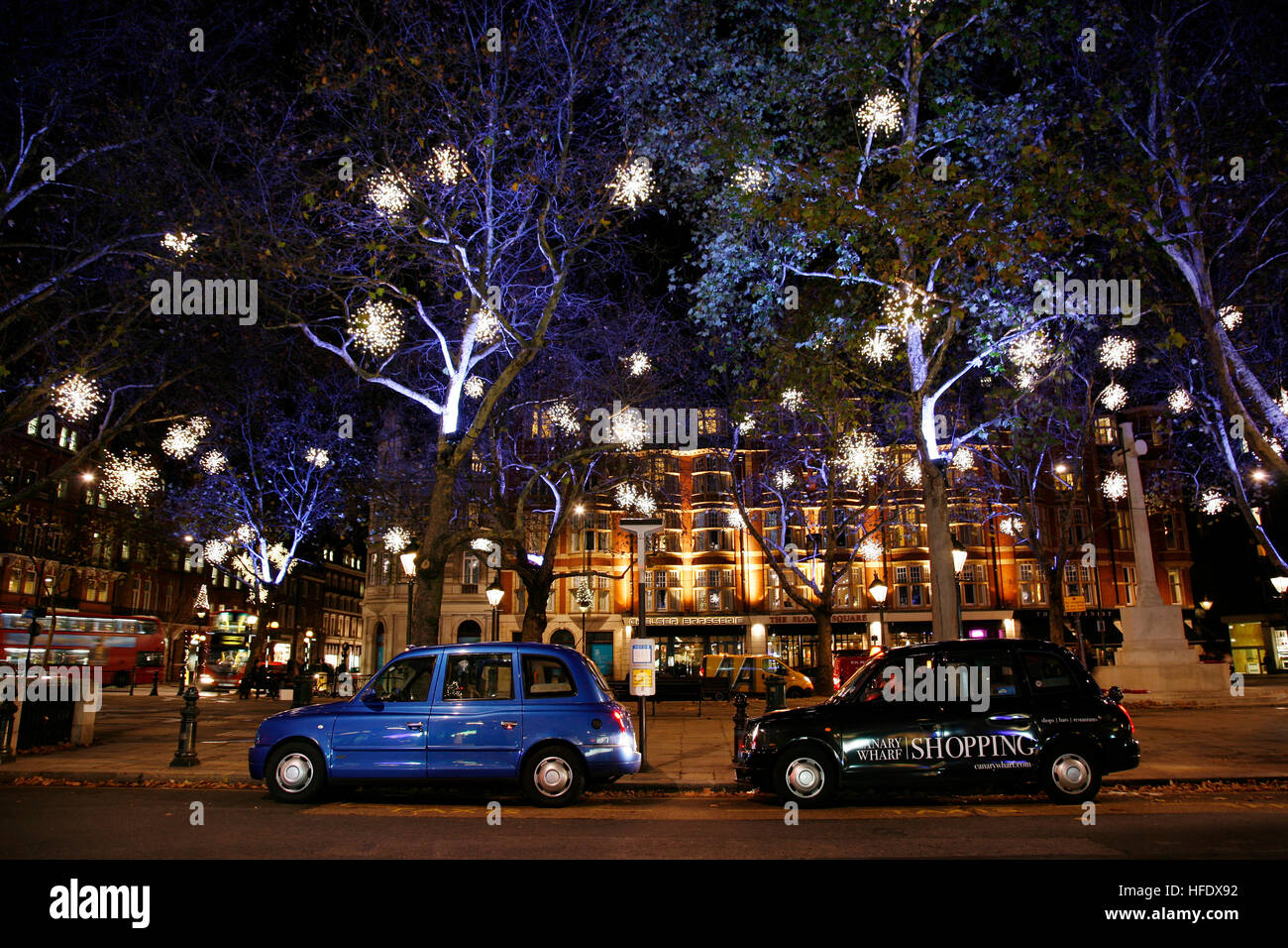 Sloane square christmas lights hi-res stock photography and images - Alamy