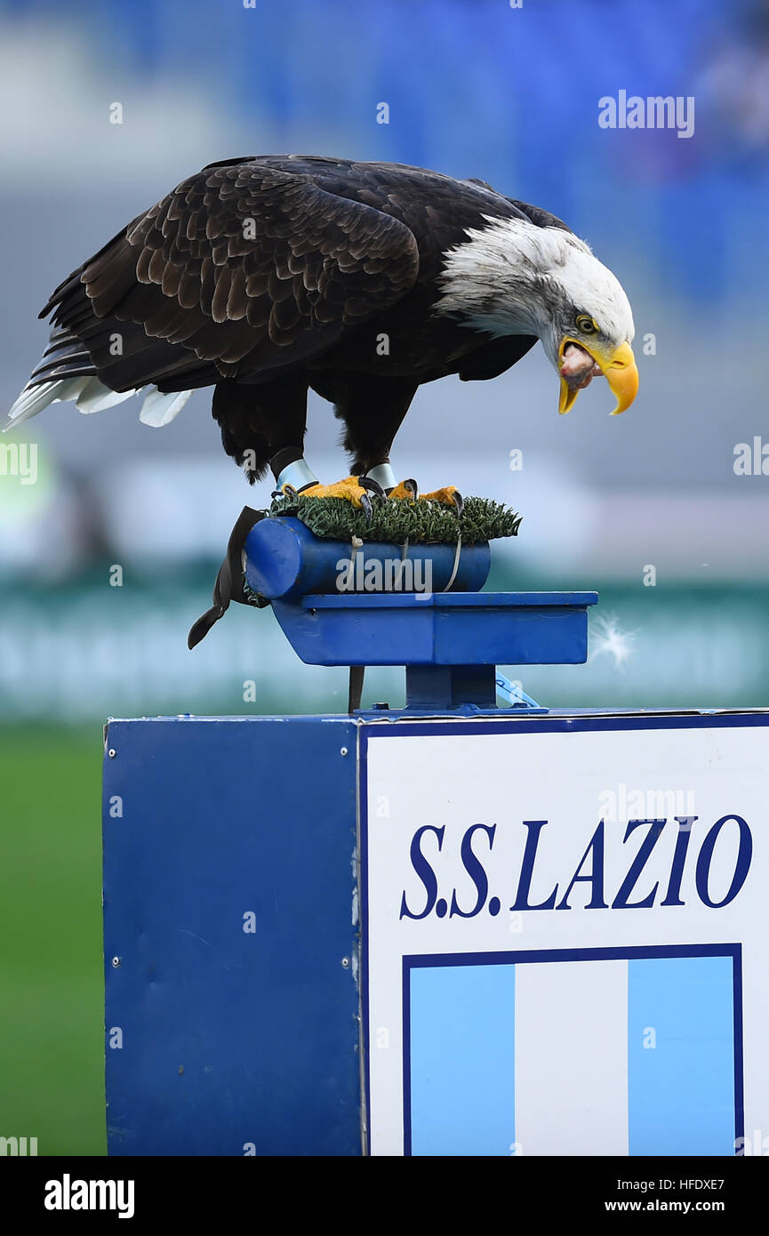 The lazio mascot before the serie a match hi-res stock photography and ...