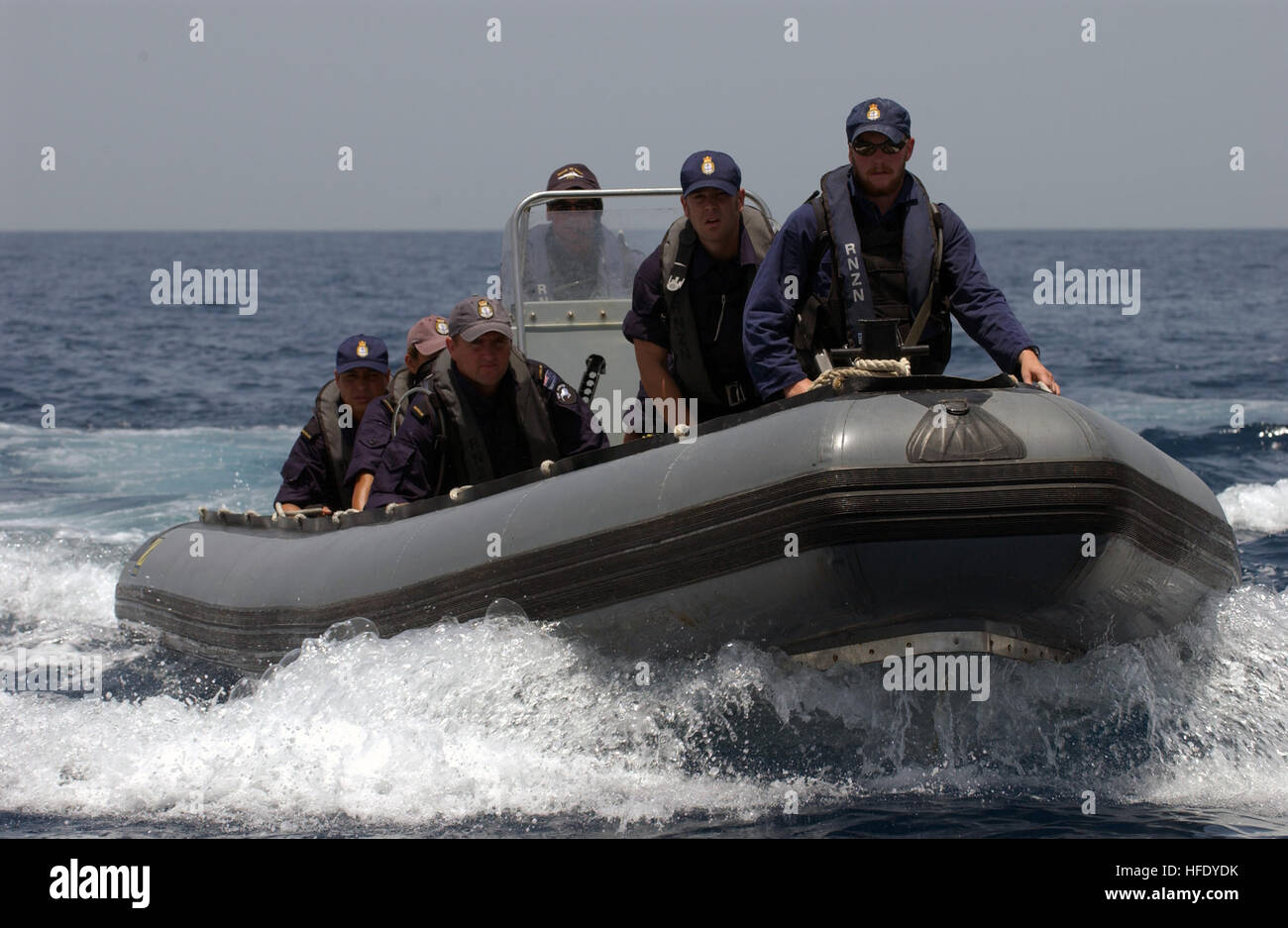 040506-N-7586B-314 Gulf of Oman (May 06, 2004) - Sailors assigned to ...