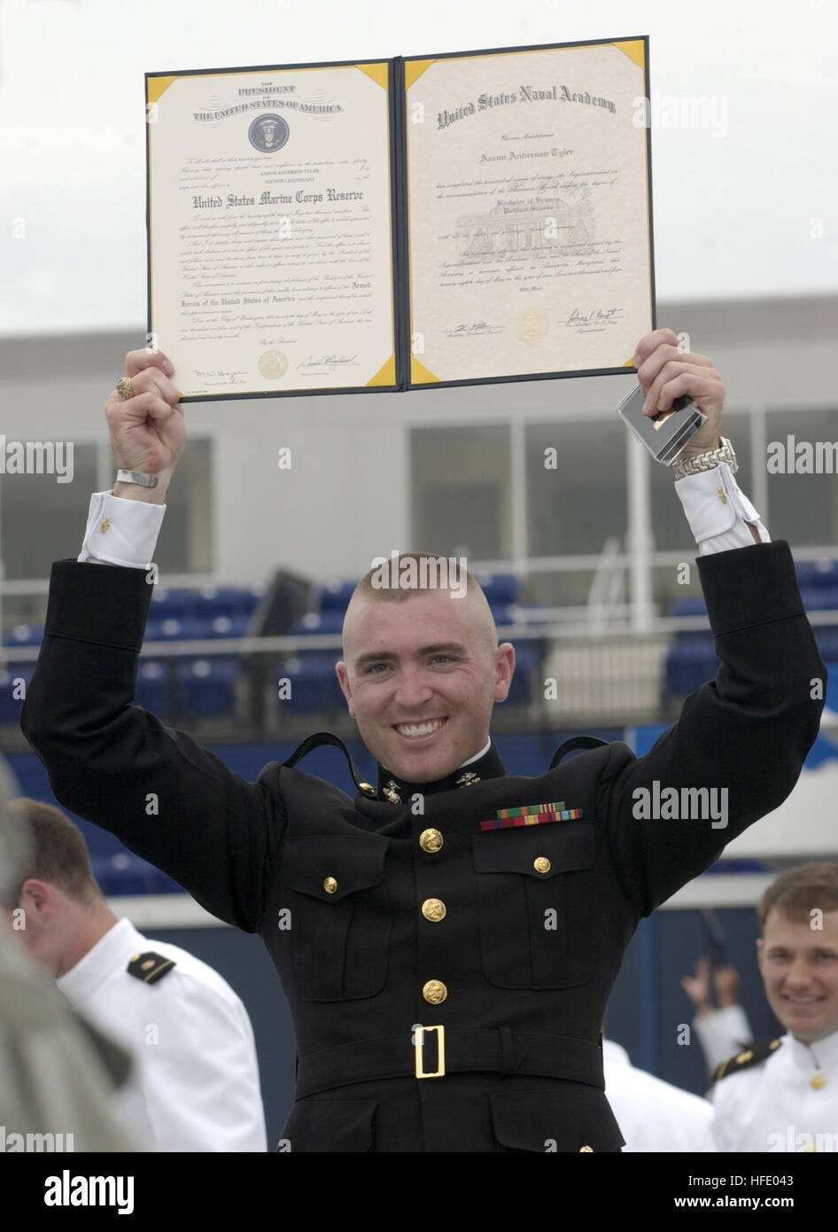 Newly commissioned navy ensigns marine hi-res stock photography and ...