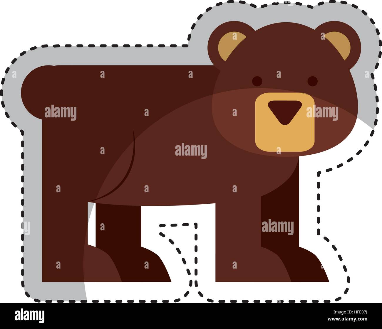 cute bear character icon vector illustration design Stock Vector Image ...