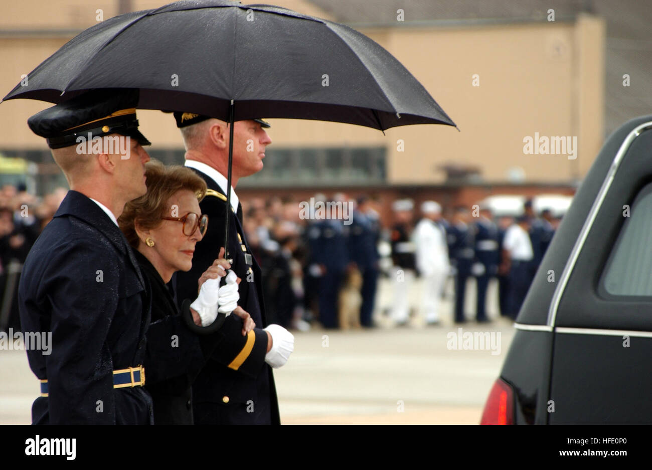 Departure ceremony at Andrews Air Force Base for former President ...
