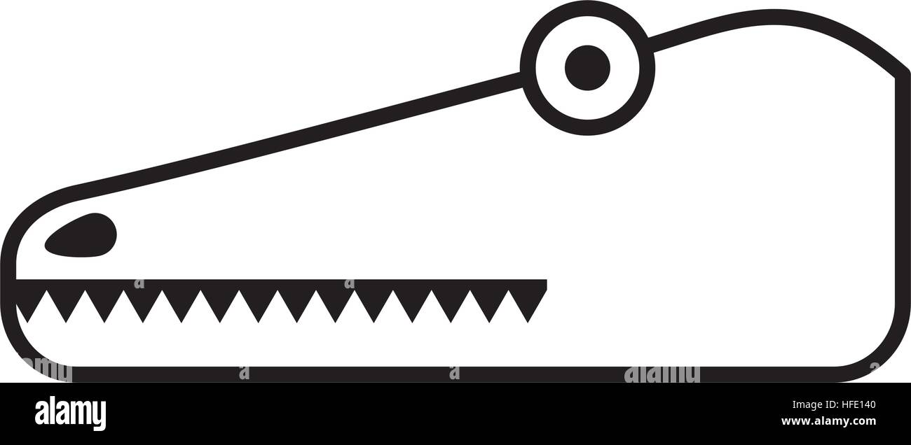 cute crocodile character icon vector illustration design Stock Vector ...