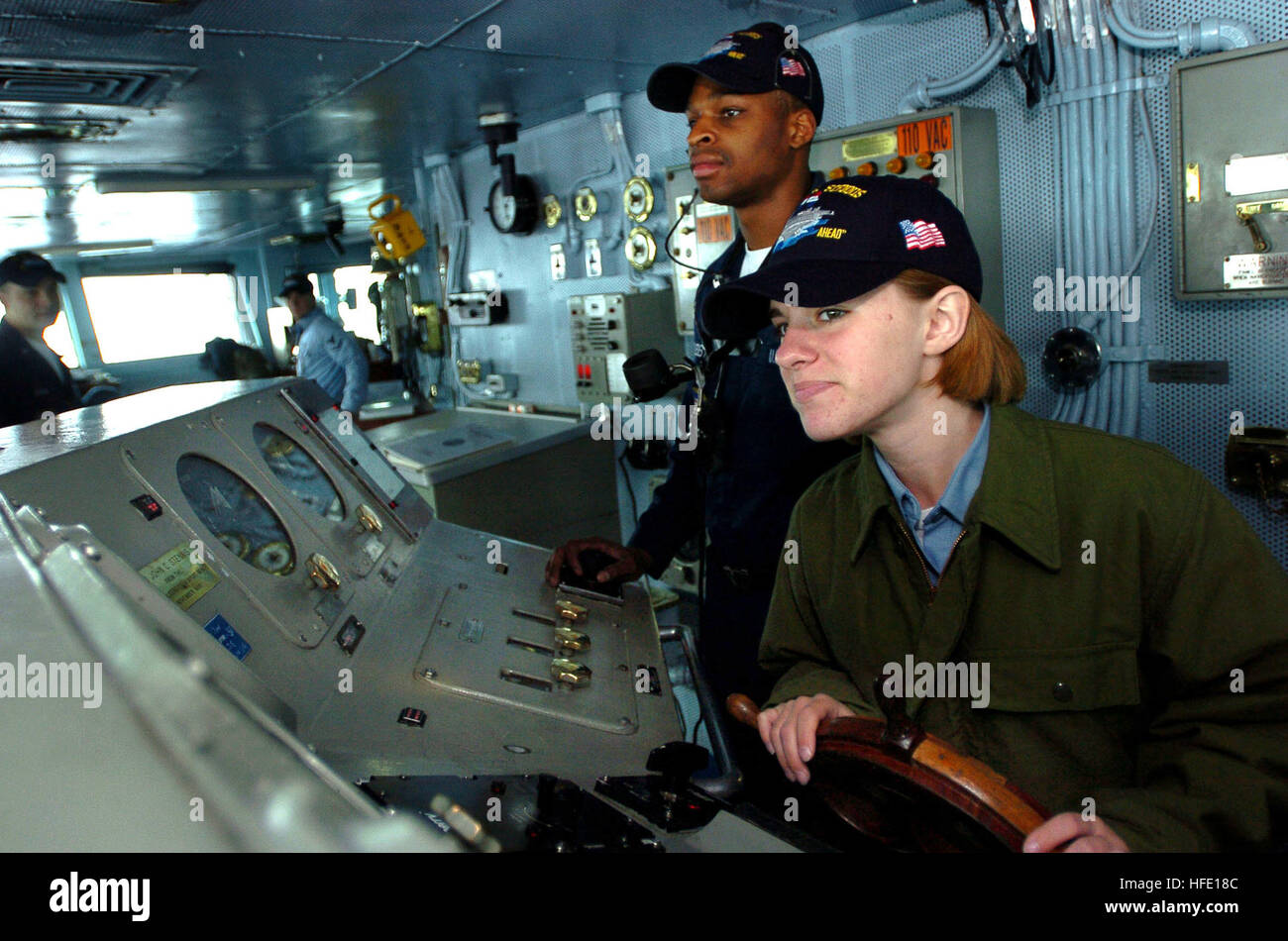 Navigation bridge and flight deck hi-res stock photography and images ...