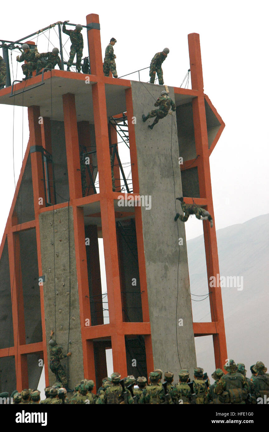 040625-N-1357M-040 Ancon Marine Base, Peru (June 25, 2004) Ð Several U ...