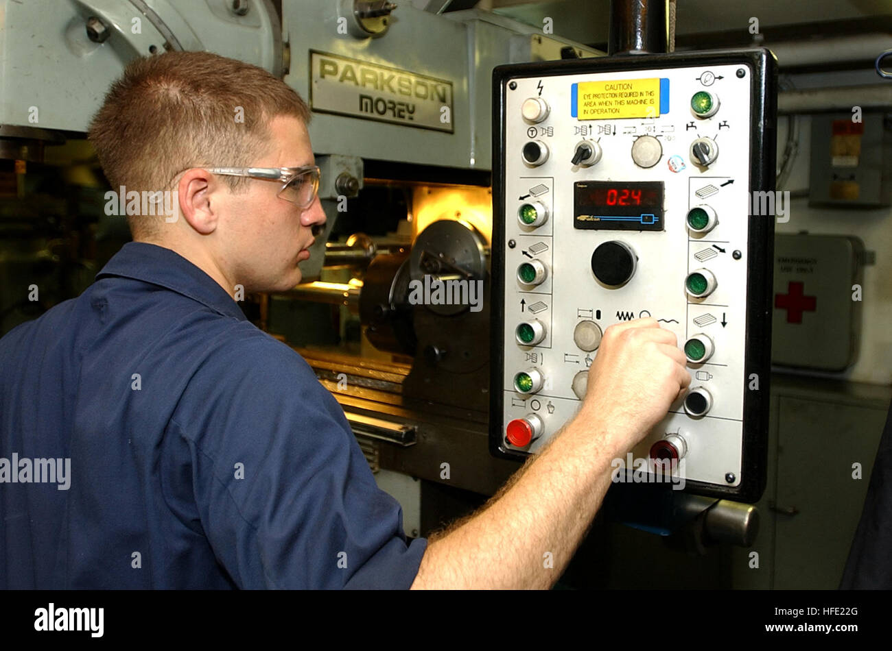 040709-N-7232R-012 Pacific Ocean (July 9, 2004) - Fireman Mathew Lucas ...