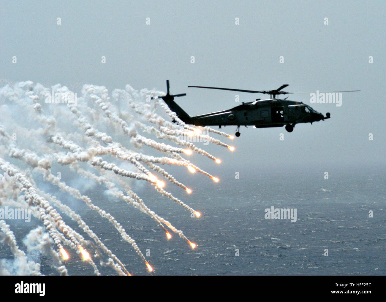 040712-N-7263H-076 Atlantic Ocean (July 12, 2004) - An SH-60 Seahawk ...
