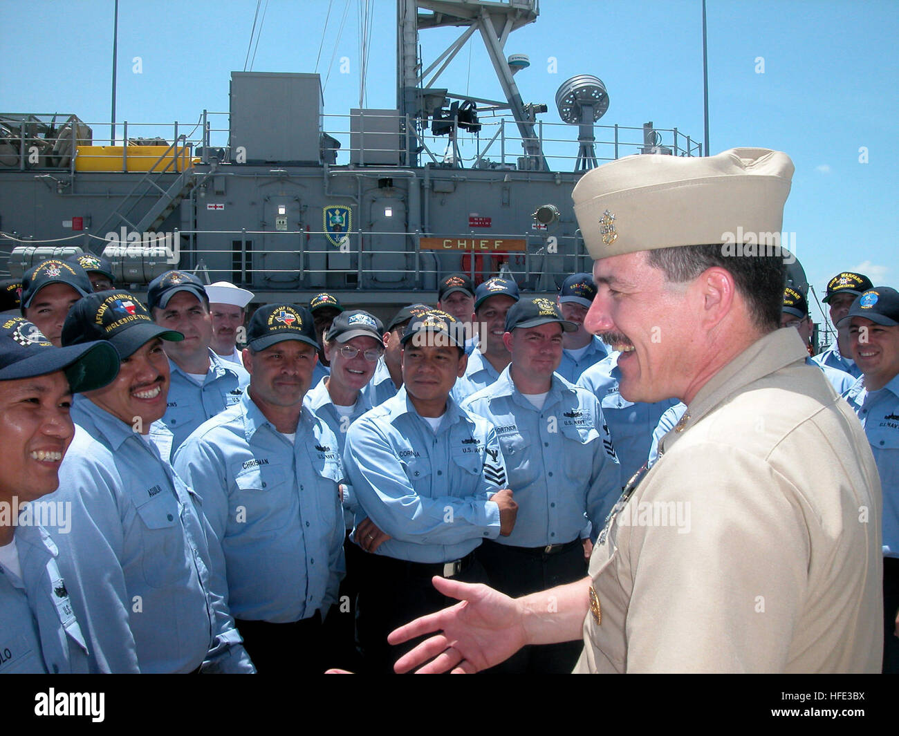 Master chief petty officer of the navy terry scott hi-res stock ...