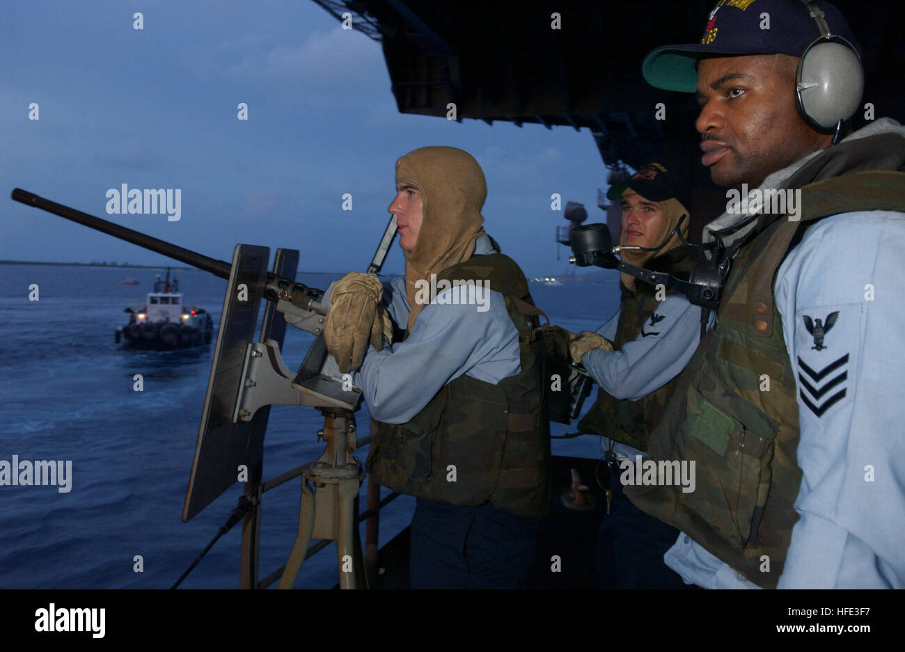 USS Kitty Hawk (CV-63) departs Apra Harbor, Guam, to avoid Typhoon ...
