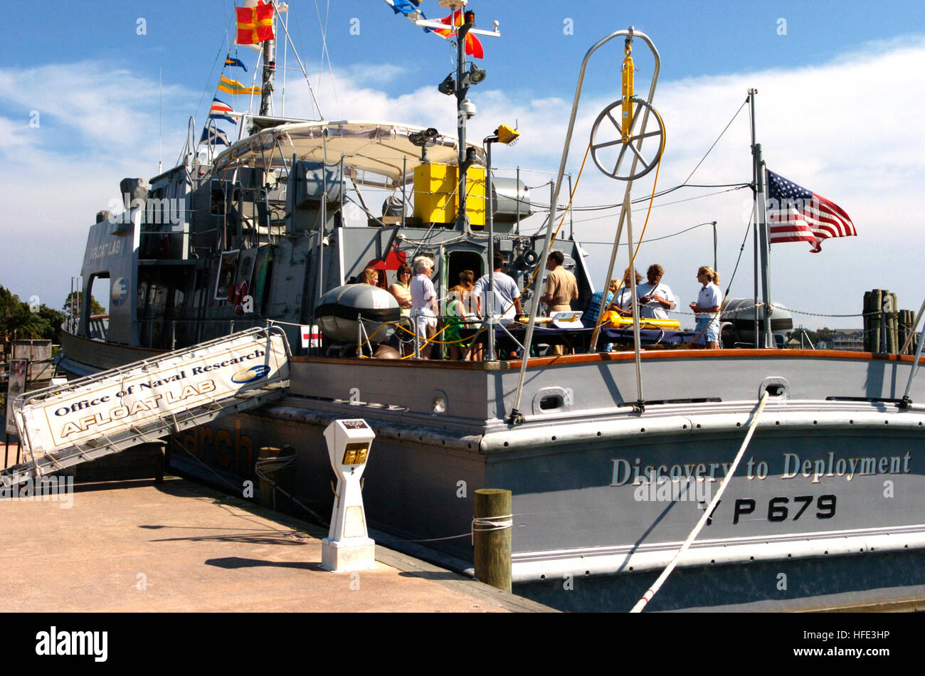 Office of naval research vessel onr yp 679 hi-res stock photography and ...