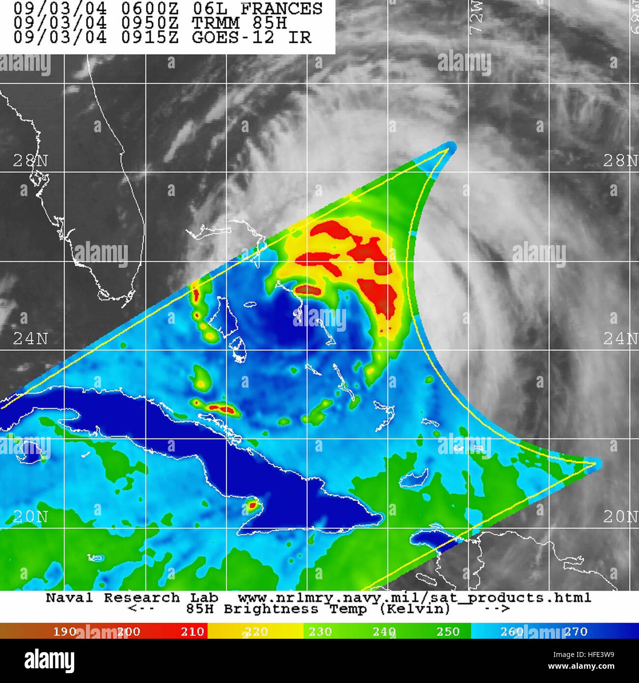 Hurricane frances hi-res stock photography and images - Alamy