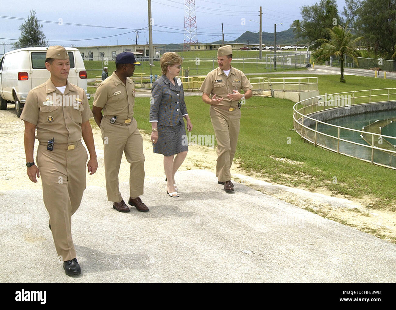 Officials and Navy leaders toured the Fena Water Treatment Plant in ...