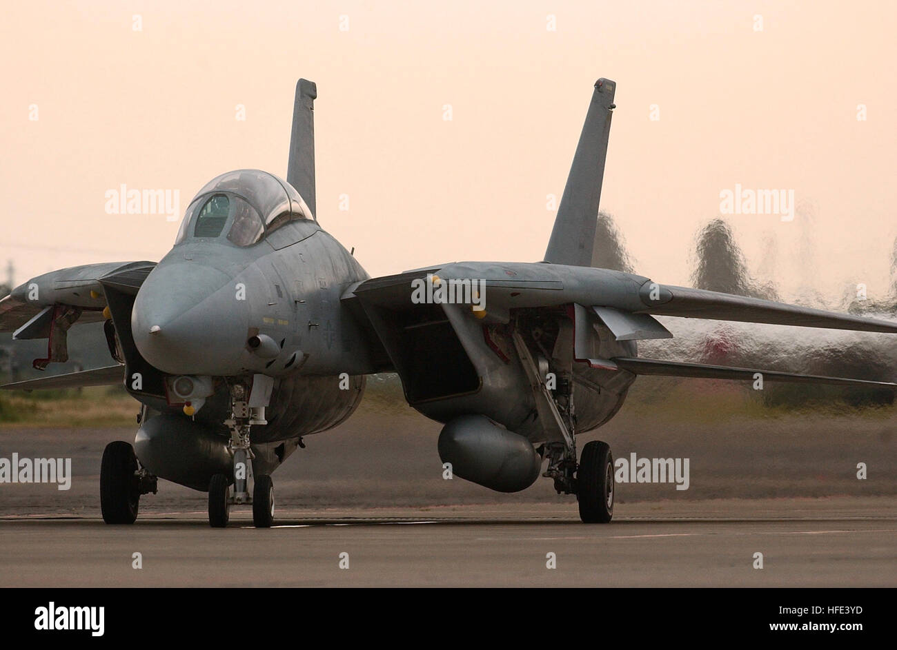 030924-N-9849W-003 Atsugi, Japan (Sept. 24, 2003) -- An F-14 Tomcat ...
