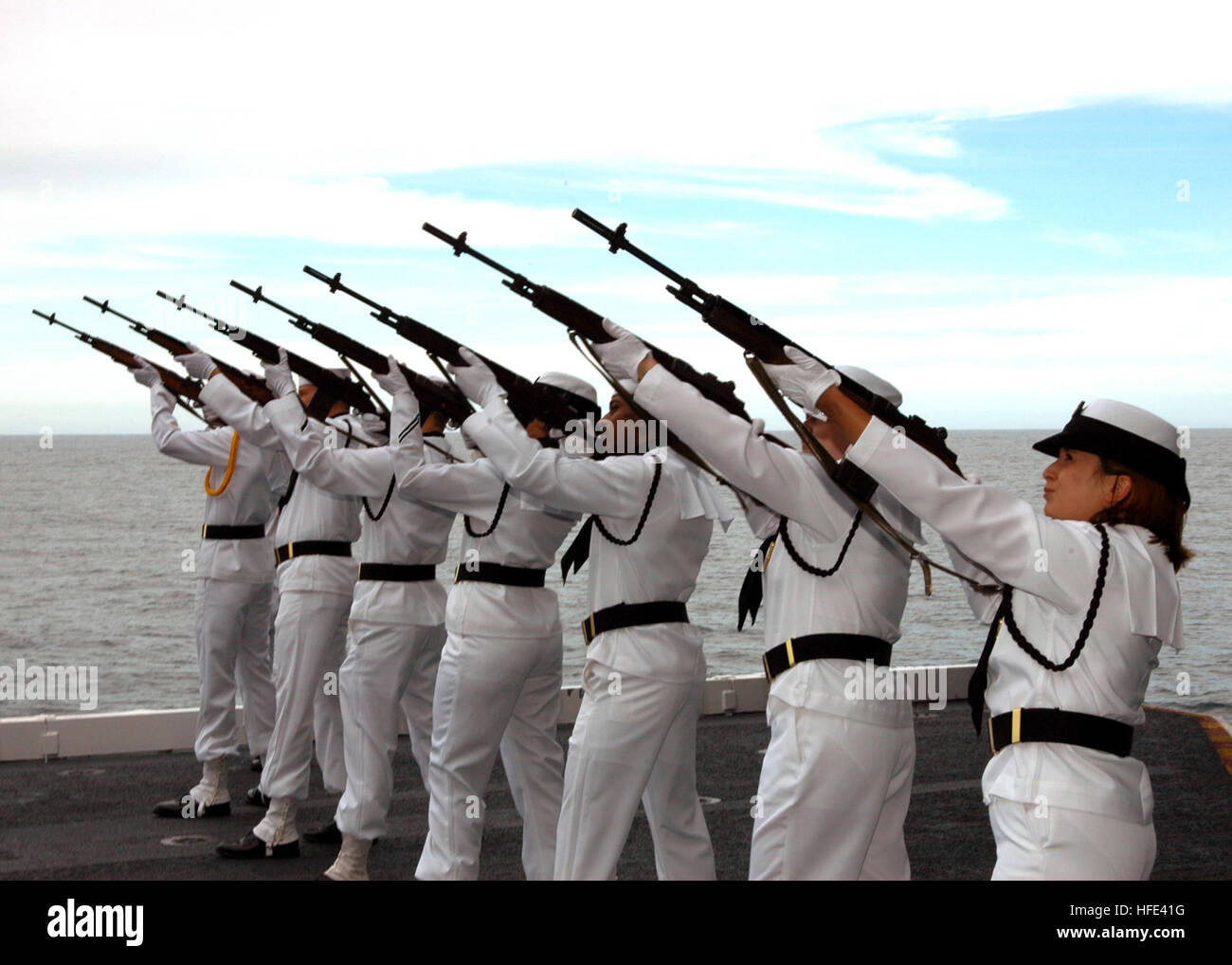 Us coast guard ceremonial guard hi-res stock photography and images - Alamy
