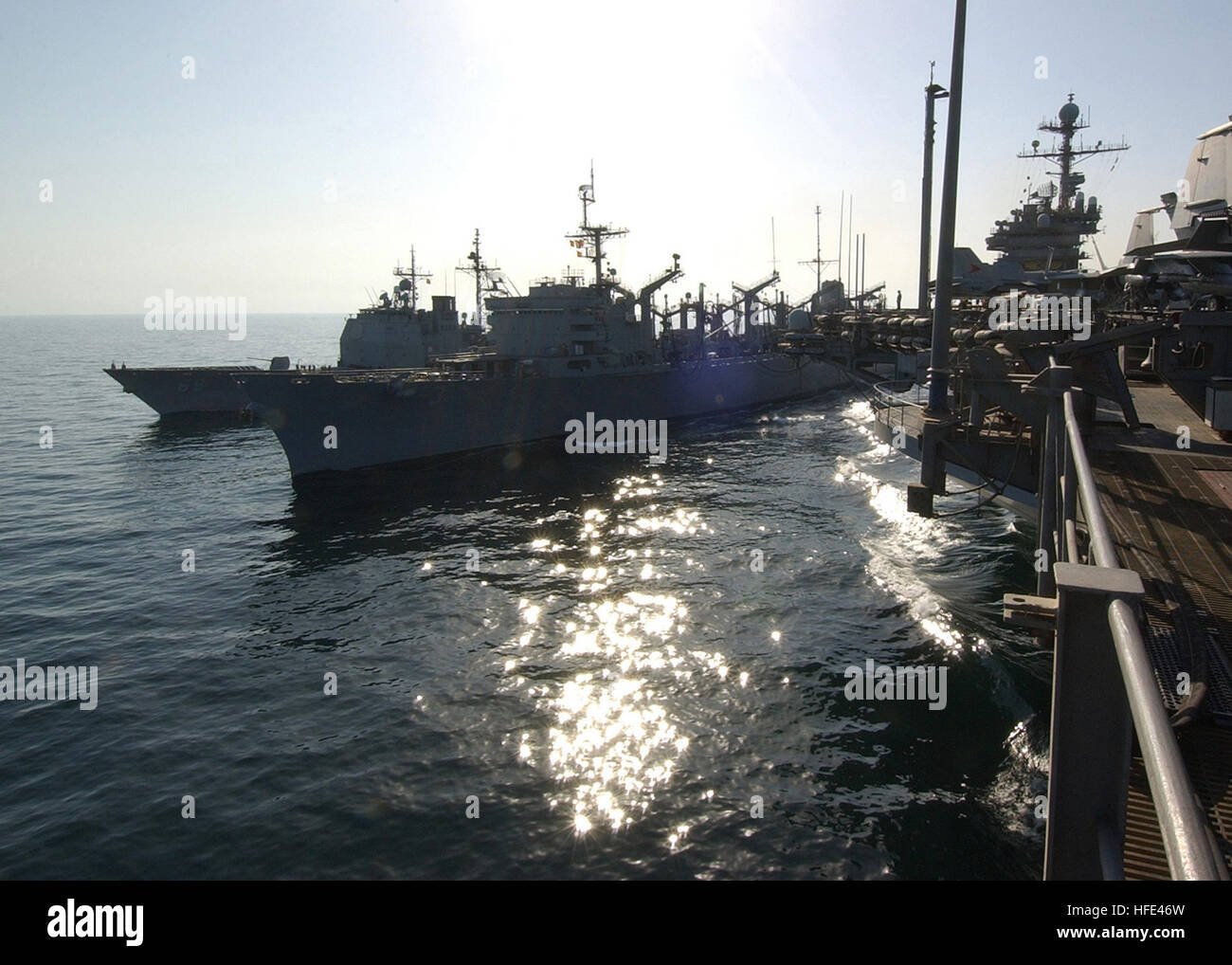 040917-N-4374S-001 Arabian Gulf (Sept. 17, 2004) - Fast combat support ...