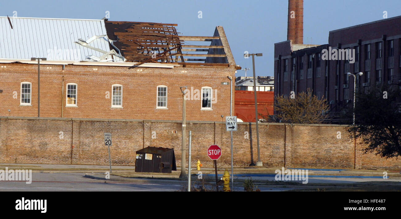 Hurricane damage u s military base hi-res stock photography and images ...