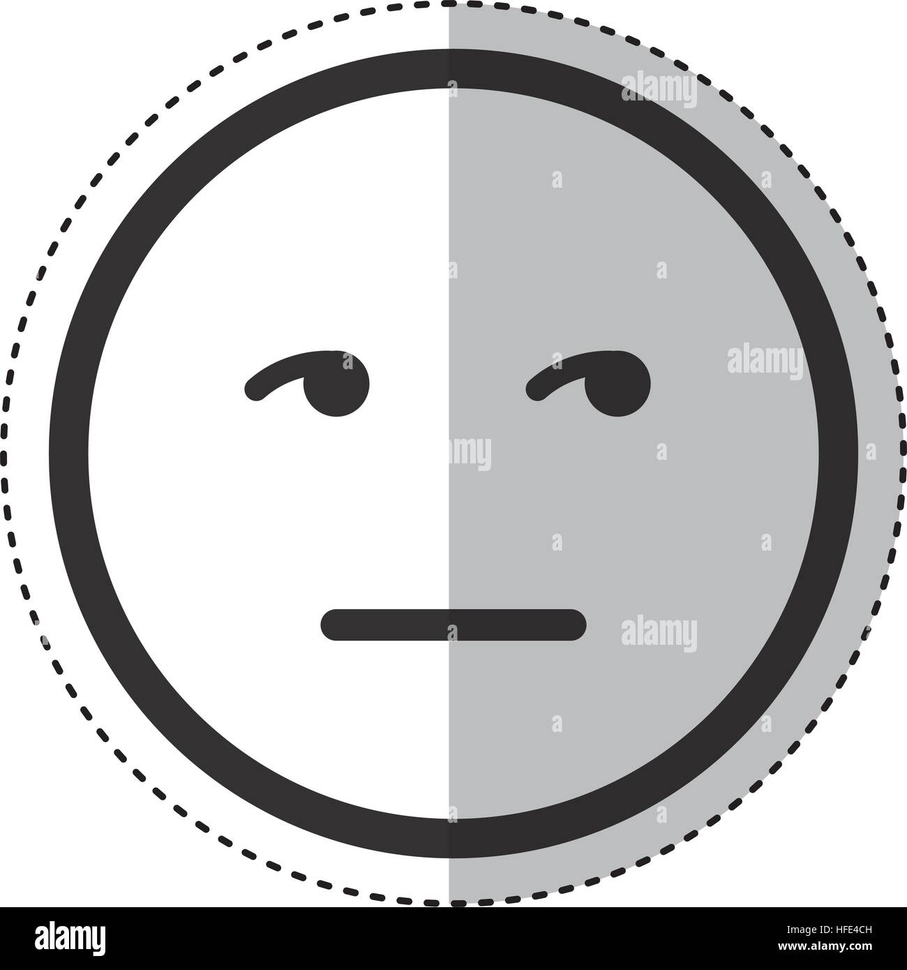 emogy face Kawaii style vector illustration design Stock Vector Image ...