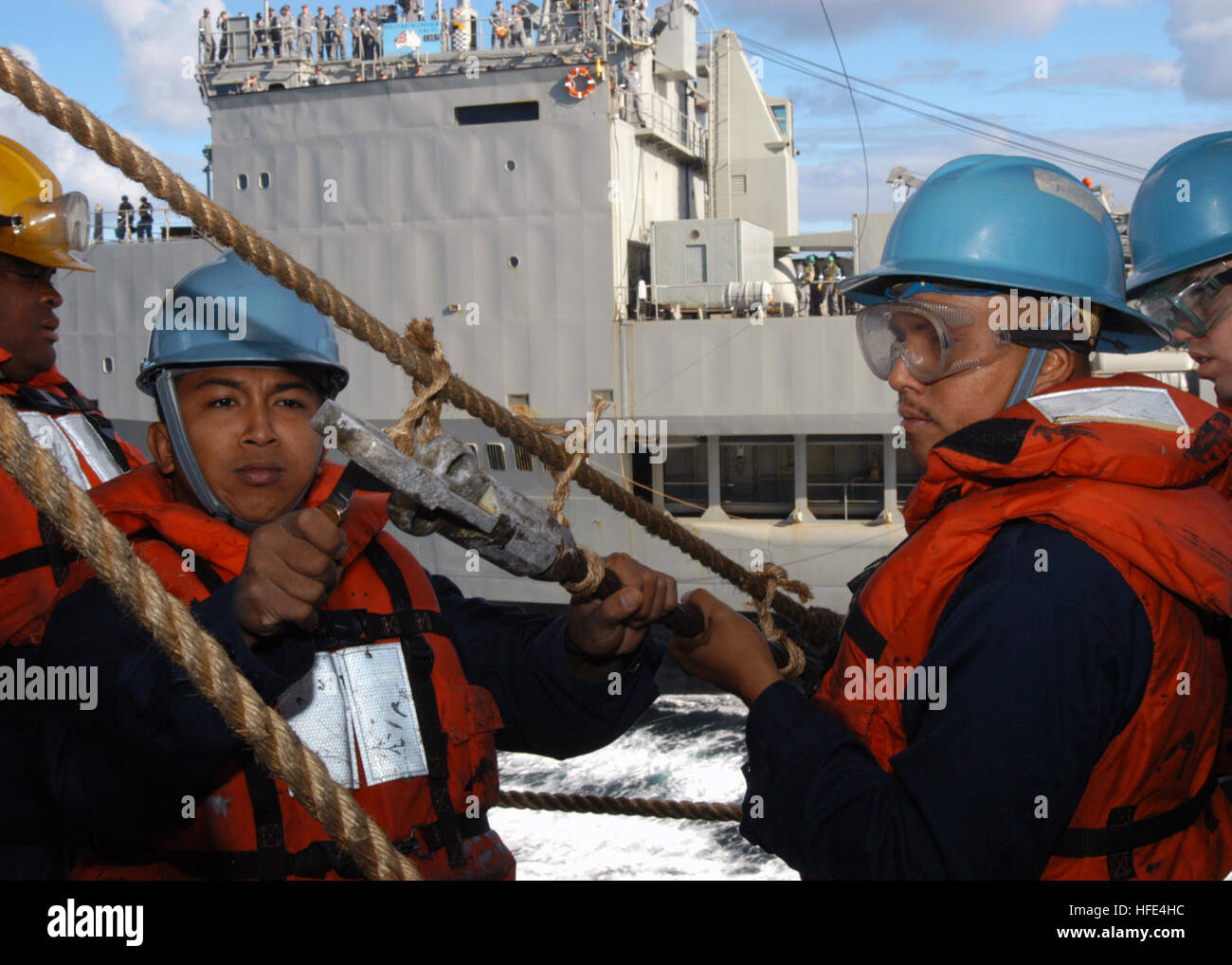 The amphibious command ship USS Blue Ridge (LCC 19) conducted an ...