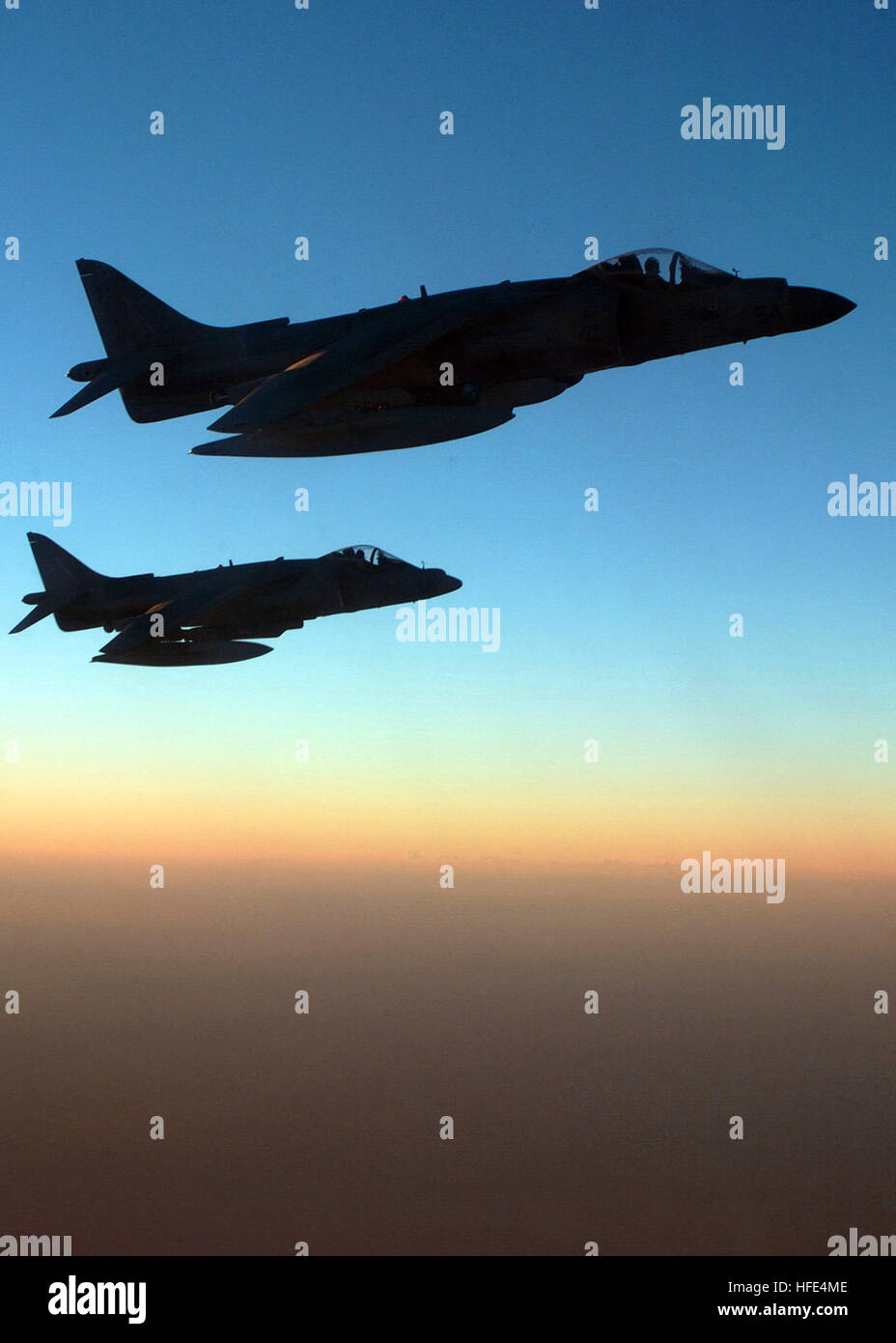 Harrier jump jet sunset hi-res stock photography and images - Alamy