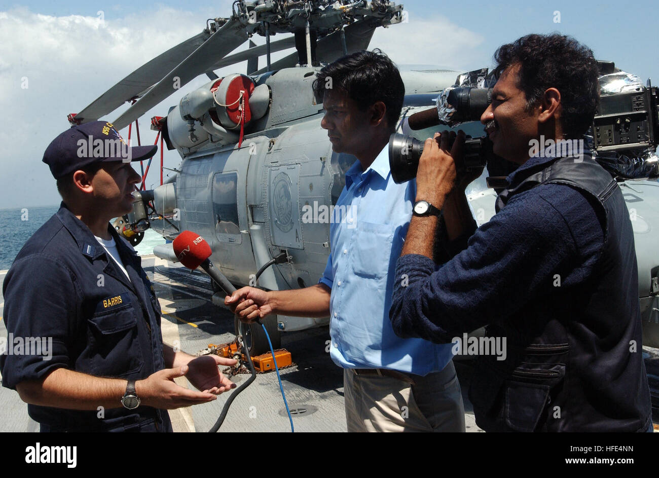 041005-N-3503M-005 Off the coast of India (Oct. 5, 2004) Ð Vishnu Som ...
