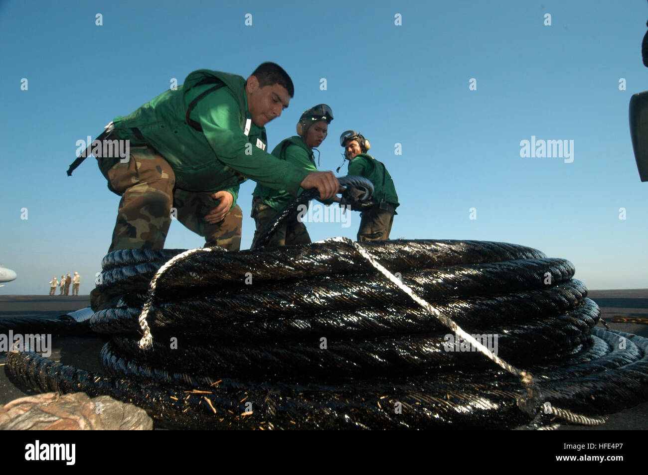 Arresting gear cable hi-res stock photography and images - Alamy