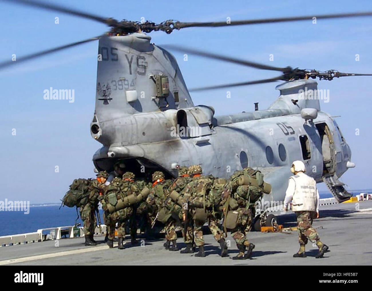 021020-N-9109V-002 At sea aboard USS Saipan (LHA 2) Oct. 20, 2002 ...