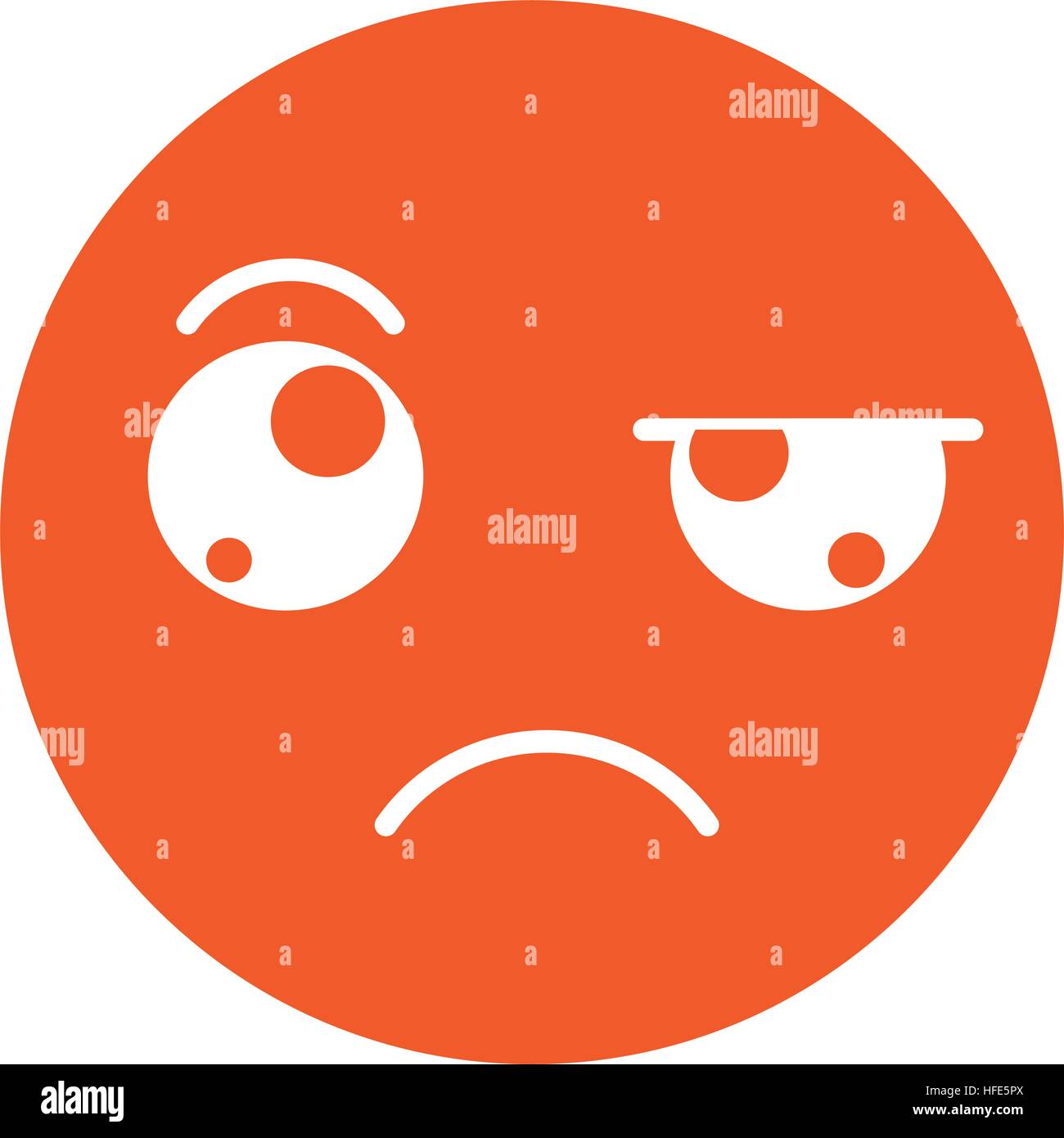 emogy face Kawaii style vector illustration design Stock Vector Image ...