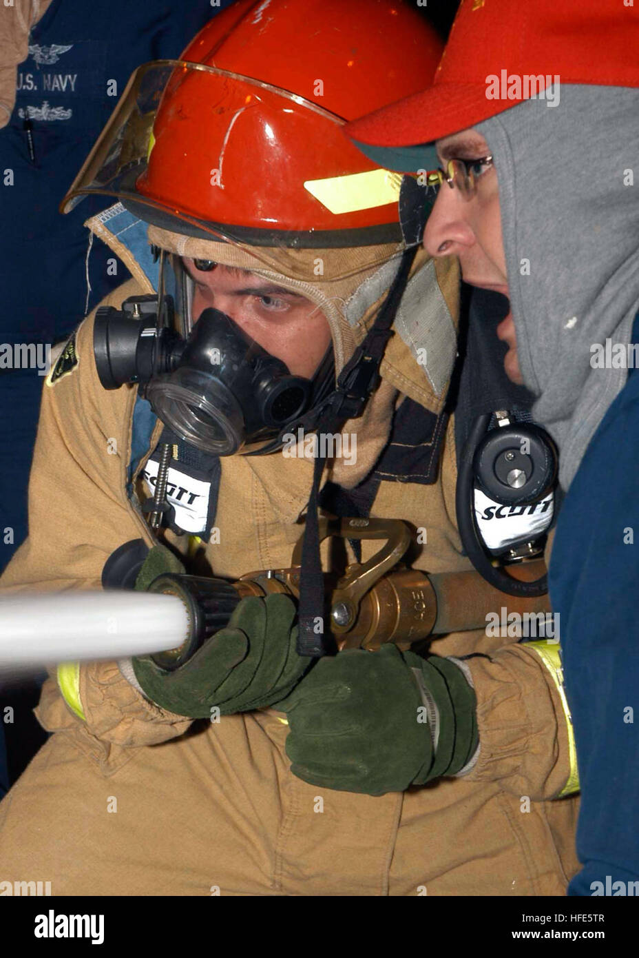Charged fire hose hi-res stock photography and images - Alamy