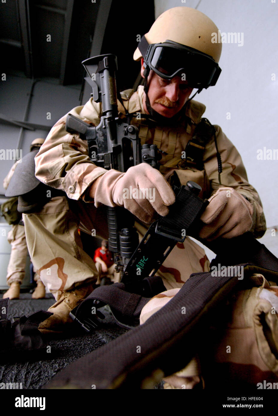 Explosive ordnance disposal mobile unit three eodmu 3 hi-res stock ...