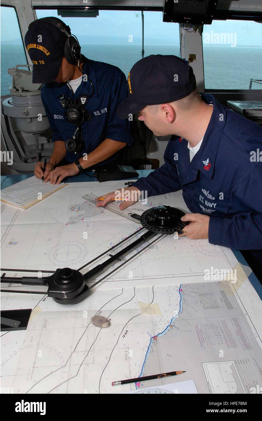 050101-N-6074Y-042 Indian Ocean (Jan. 1, 2005) - Quartermaster Seaman ...