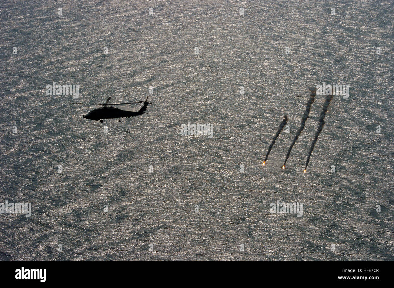 050102-N-1444C-069 Persian Gulf (Jan. 2, 2005) Ð An SH-60B Seahawk ...