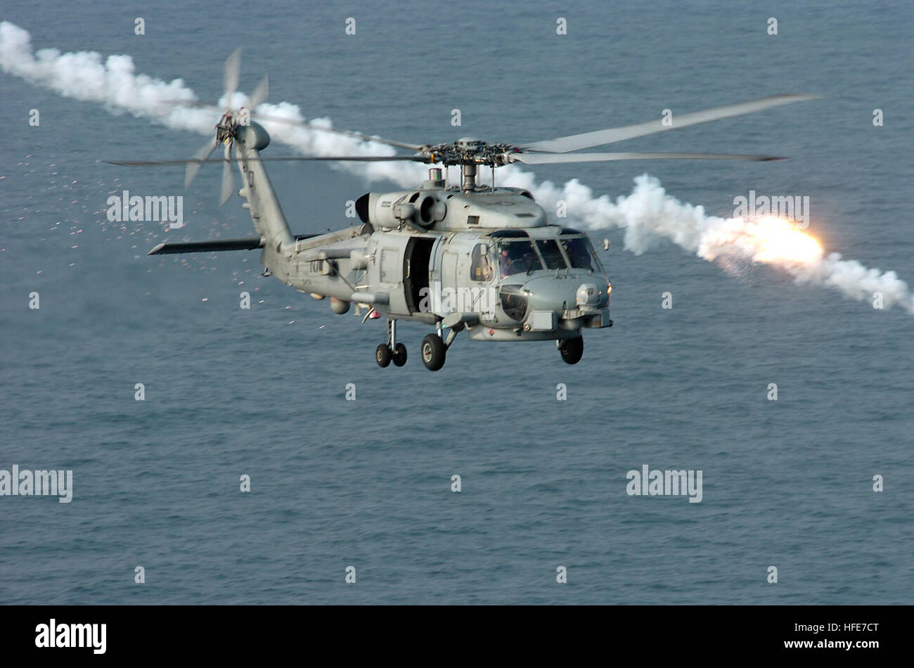 050102-N-1444C-072 Persian Gulf (Jan. 2, 2005) Ð An SH-60B Seahawk ...