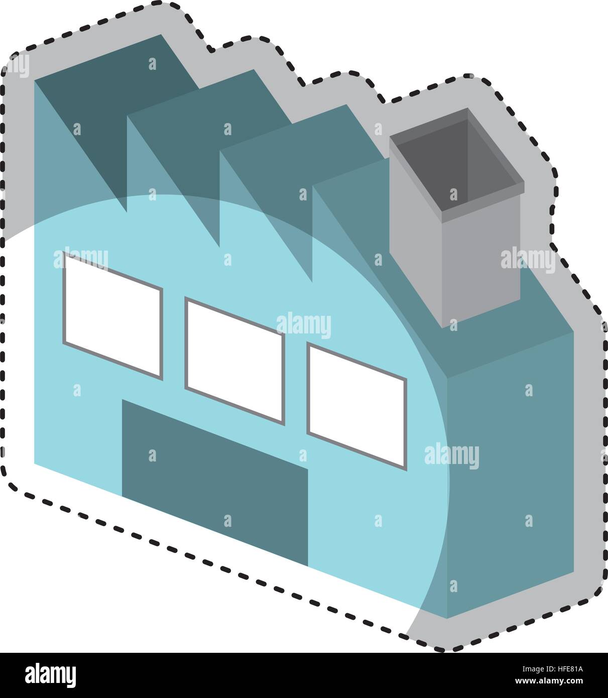 factory plant isolated icon vector illustration design Stock Vector ...