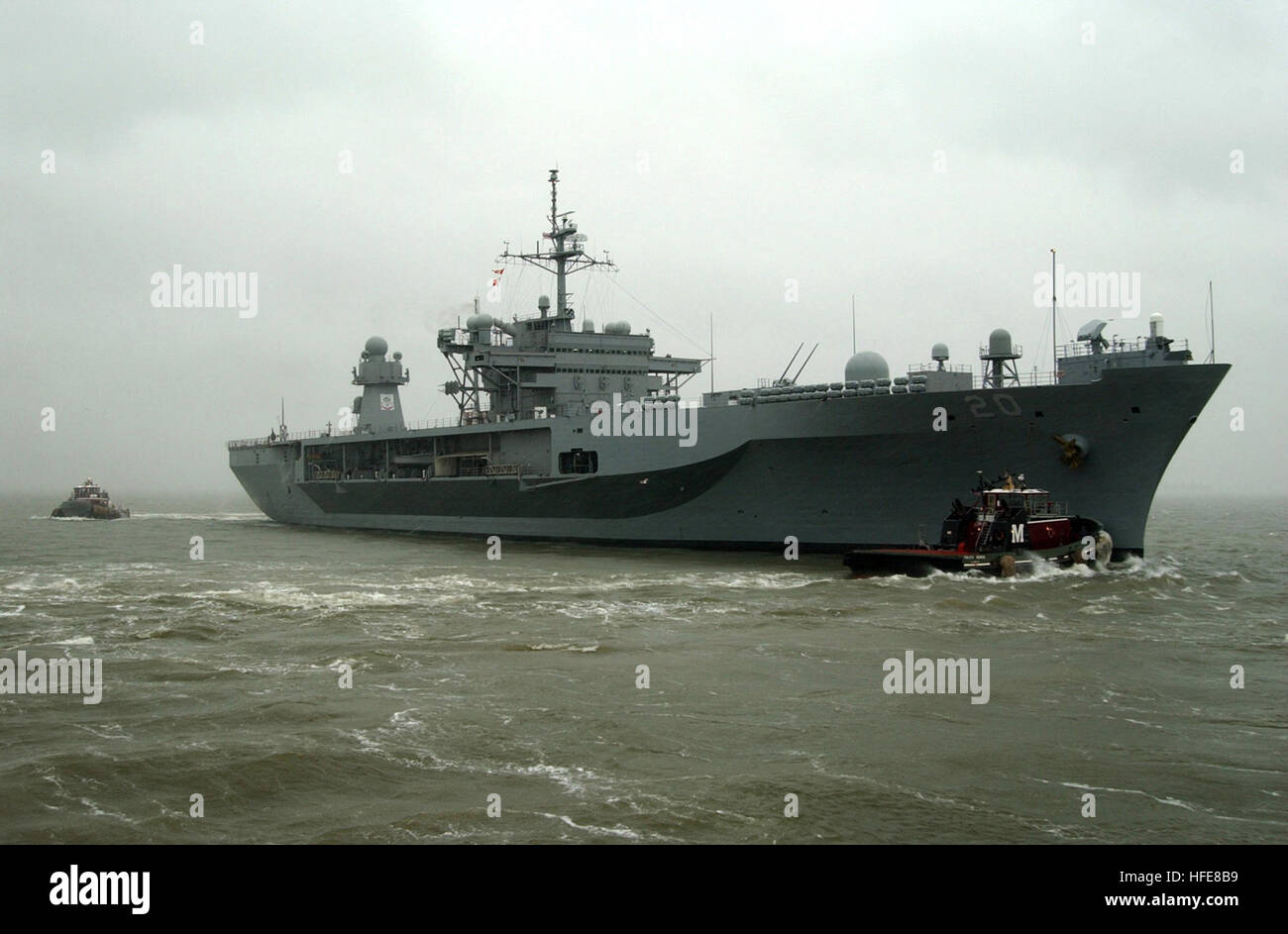 Us 6th fleet flagship uss mount whitney lcc jcc 20 hi-res stock photography and images - Alamy