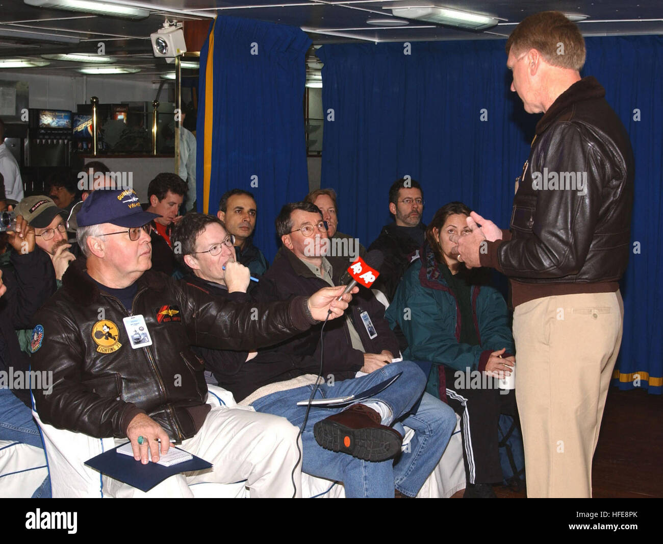021118-N-1290G-002 Aboard USS Harry S. Truman (CVN 75) Nov. 18, 2002 ...