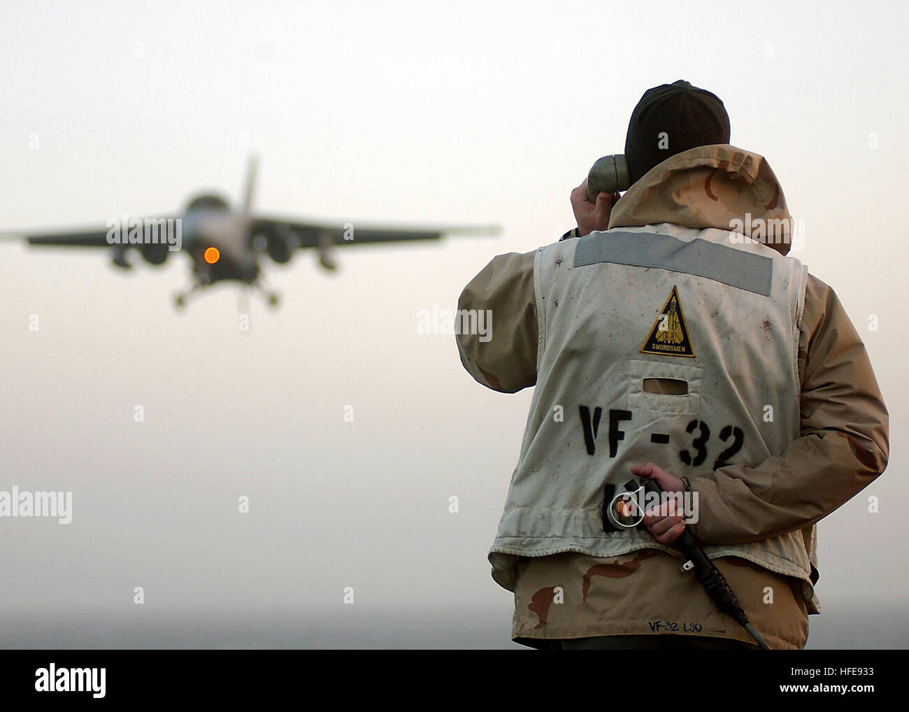 Landing signal officer lso hi-res stock photography and images - Alamy
