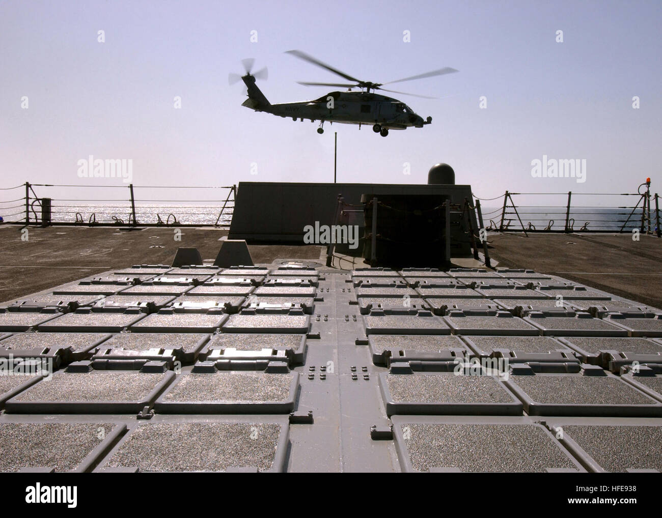 In the Persian Gulf, an SH-60B Seahawk helicopter assigned to ...