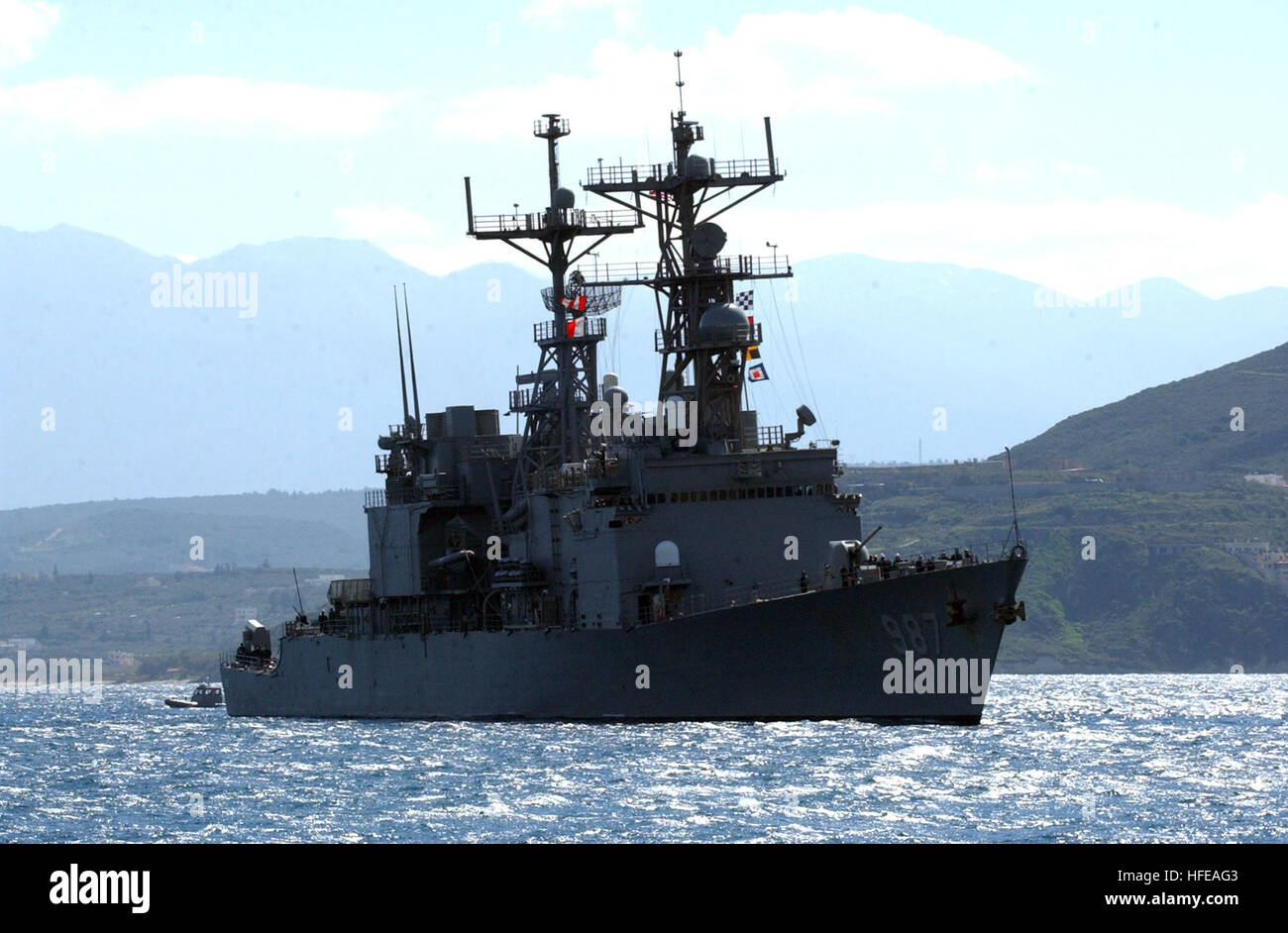 Spruance class destroyer hi-res stock photography and images - Alamy