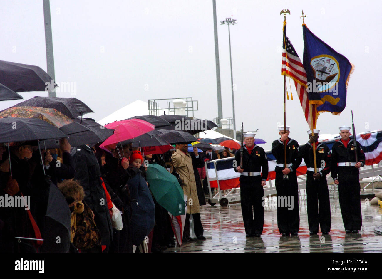 Naval station norfolk color guard hi-res stock photography and images ...