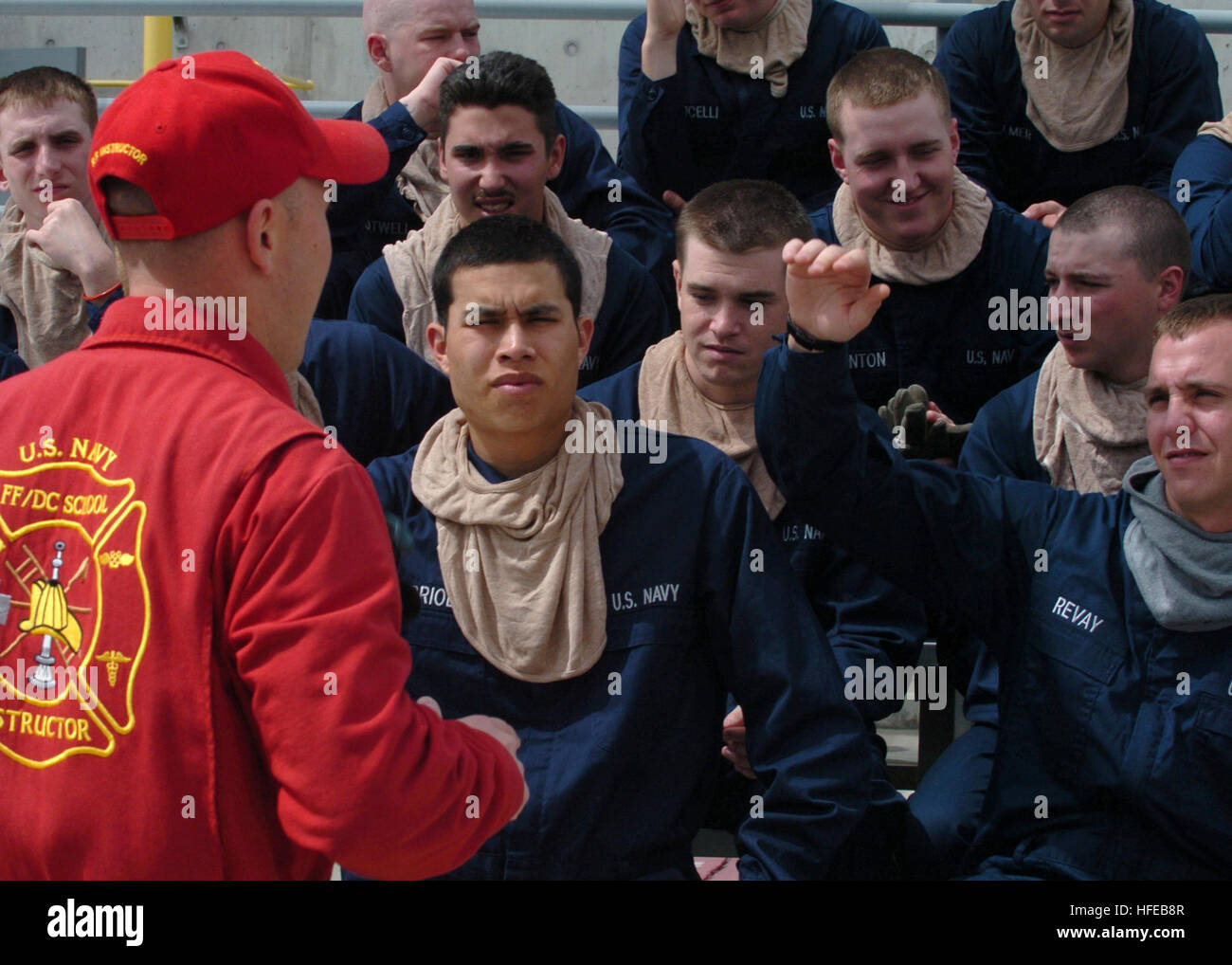 Students at Fleet Training Center, San Diego, receive basic flight deck ...