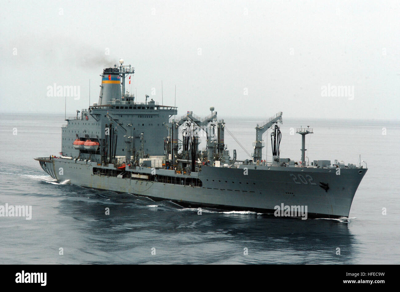 Military sealift command ship usns san jose t afs hi-res stock ...