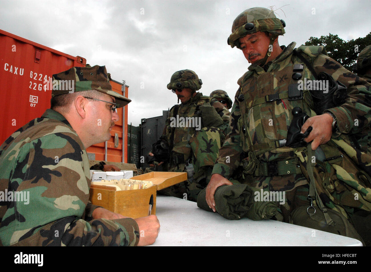 A seabee assigned to naval mobile construction battalion nmcb 23 hi-res ...
