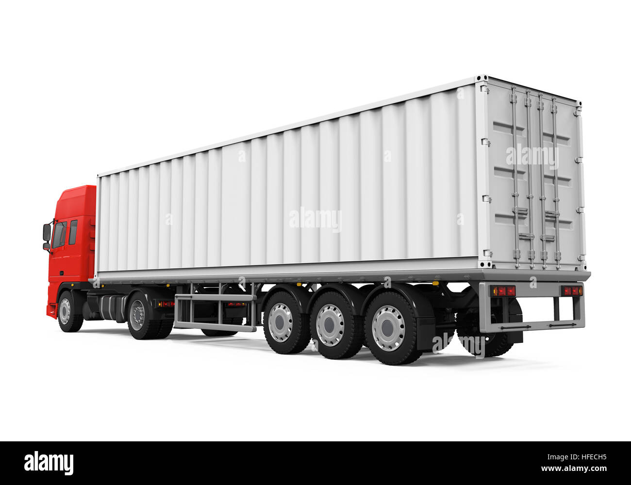 Cargo Delivery Truck Stock Photo - Alamy